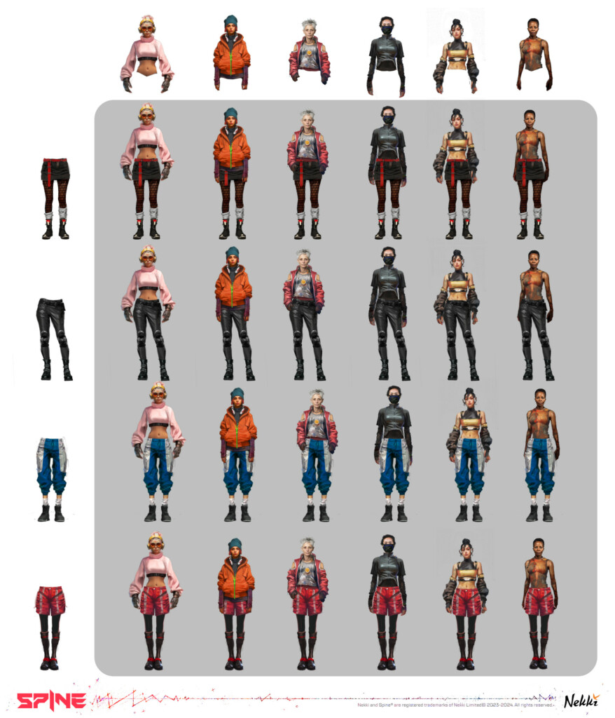 SPINE Development Blog: Art Direction - SPINE - a Gun Fu game by Nekki ...