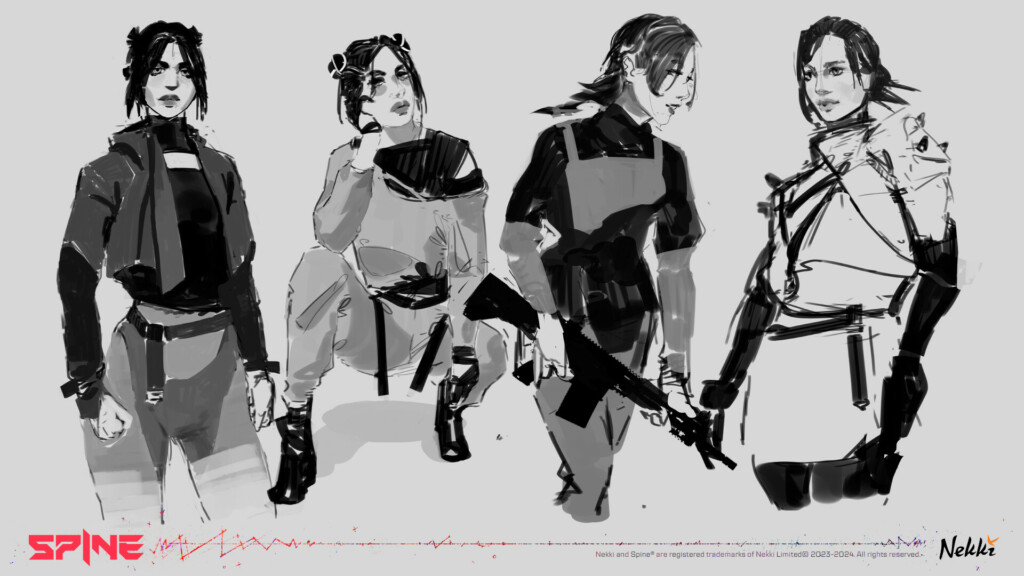 SPINE Development Blog: Art Direction - SPINE - a Gun Fu game by Nekki ...