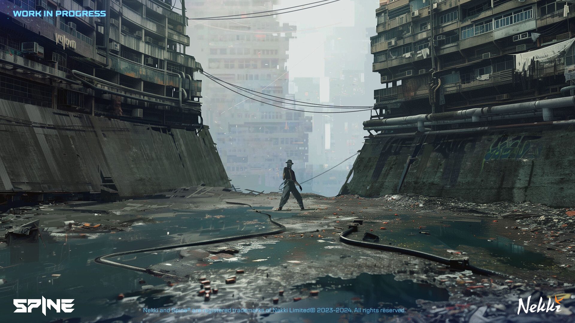 SPINE Development Blog: Cyberpunk Story - SPINE - a Gun Fu game by ...
